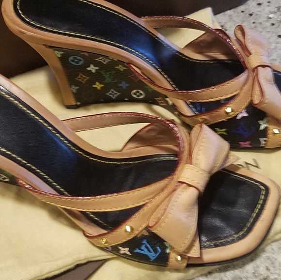 Louis Vuitton | Shoes | Louis Vuitton Wedges | Poshmark